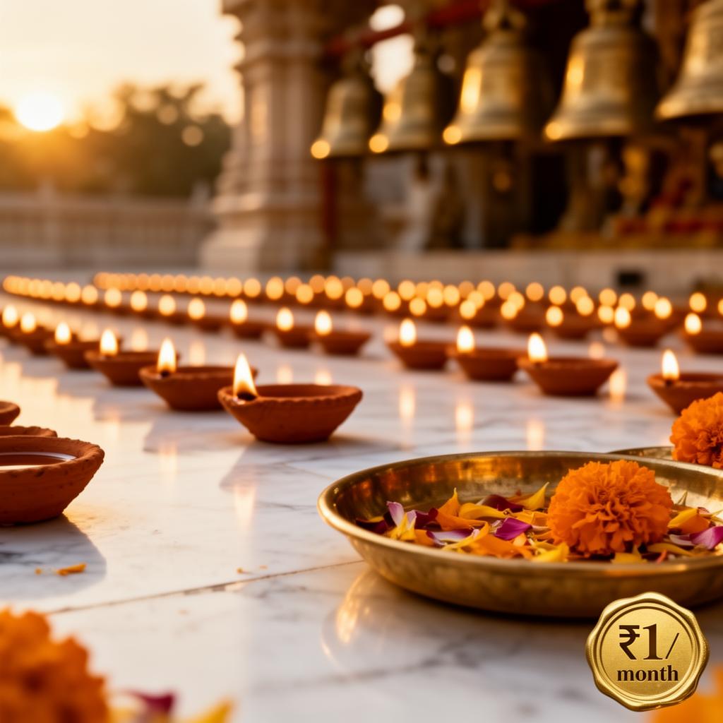 One Mandir — भारत का पहला AI मंदिर · ₹1/महीना
